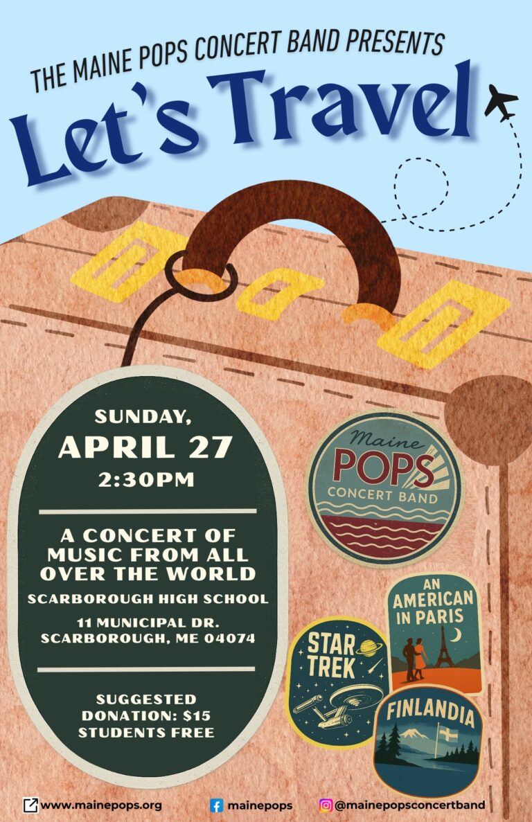 Maine Pops Concert Band to Perform Annual Spring Concert April 27 in ...